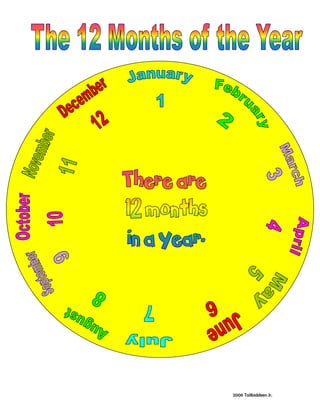 Months Wheel | PDF