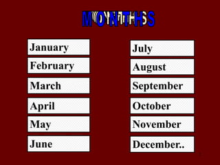 Months 1 | PPT