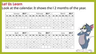 months of the year.powerpoint presentation | PPTX