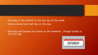 Months of the years, days of the week and hour..pptx