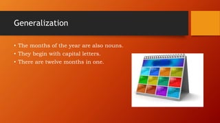 Months of the years, days of the week and hour..pptx