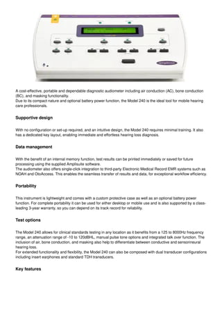Montigen Model 240 Portable Diagnostic Audiometer User Manual.pdf