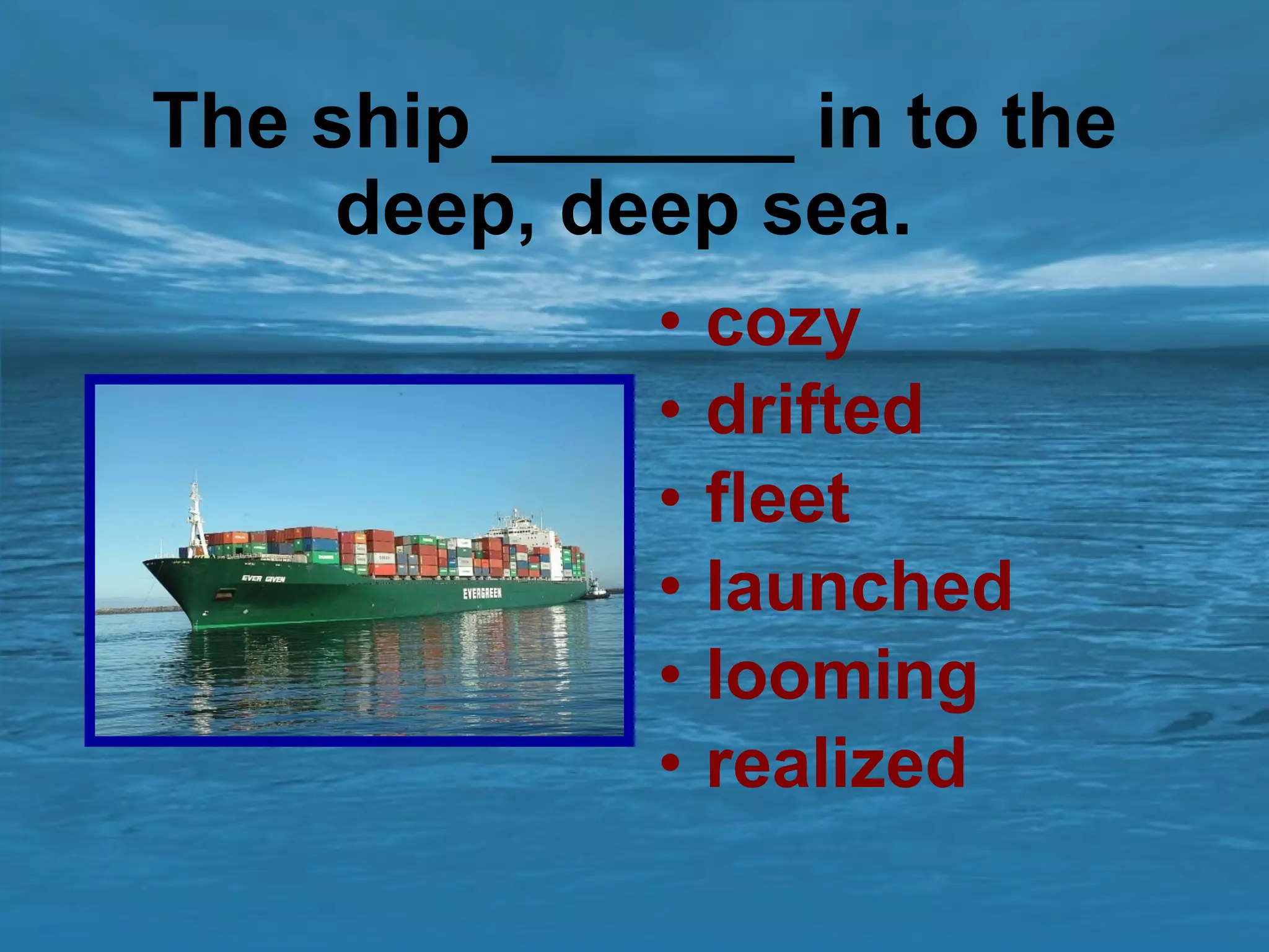 Montigue on the High Seas | PPT