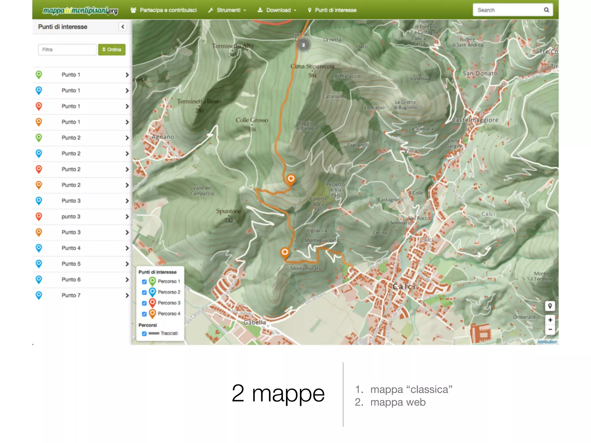 La Mappa dei Monti Pisani | PDF