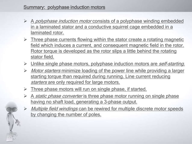 polyphase induction motor | PPTX