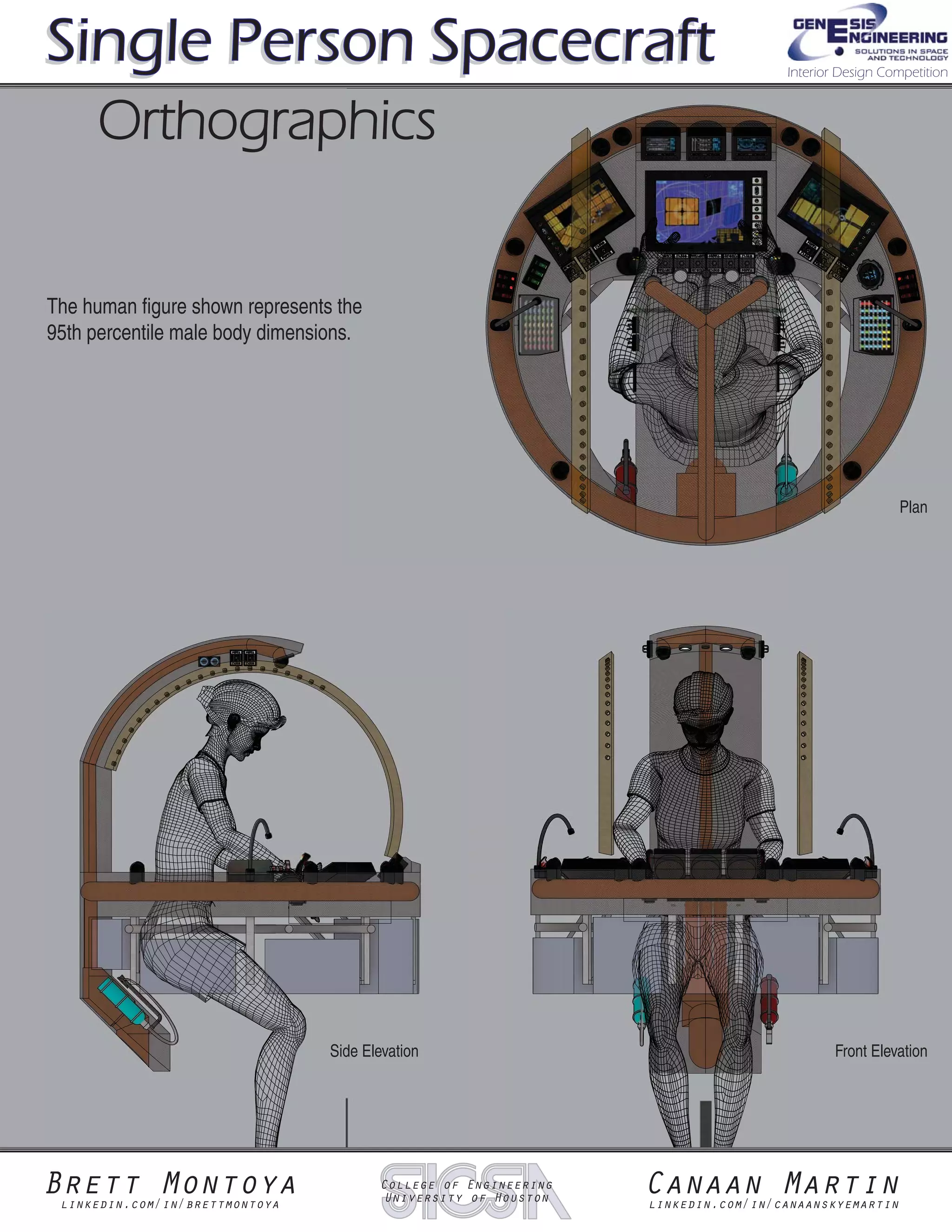 Genesis Engineering's Single Person Spacecraft Interior Design ...