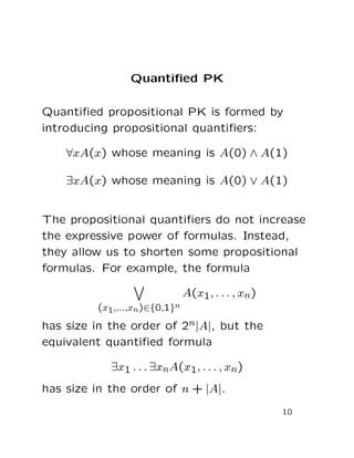 Boolean Programs and Quantified Propositional Proof System - | PDF