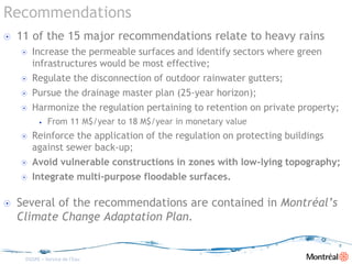 Montreal drainage system climate change vulnerability | PDF