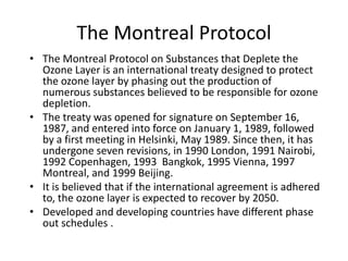 Montreal protocol | PPTX