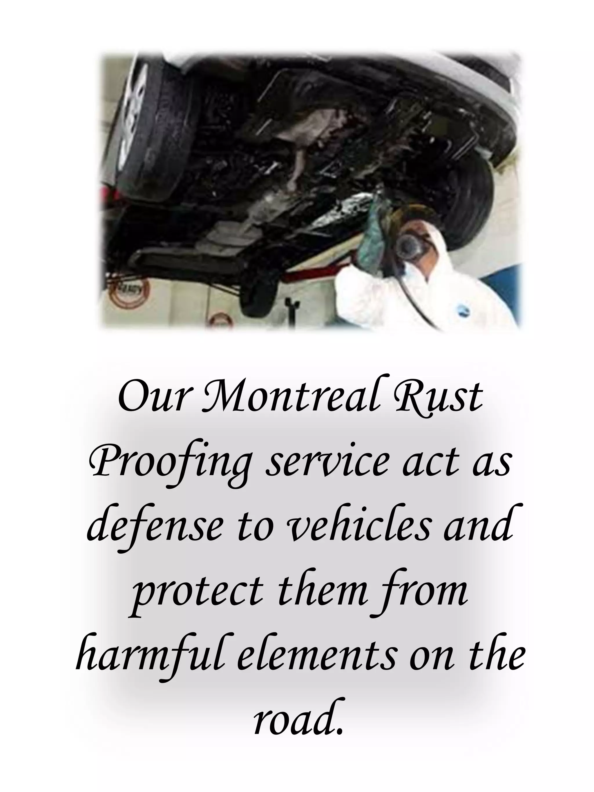 Montreal Rust Proofing | PDF