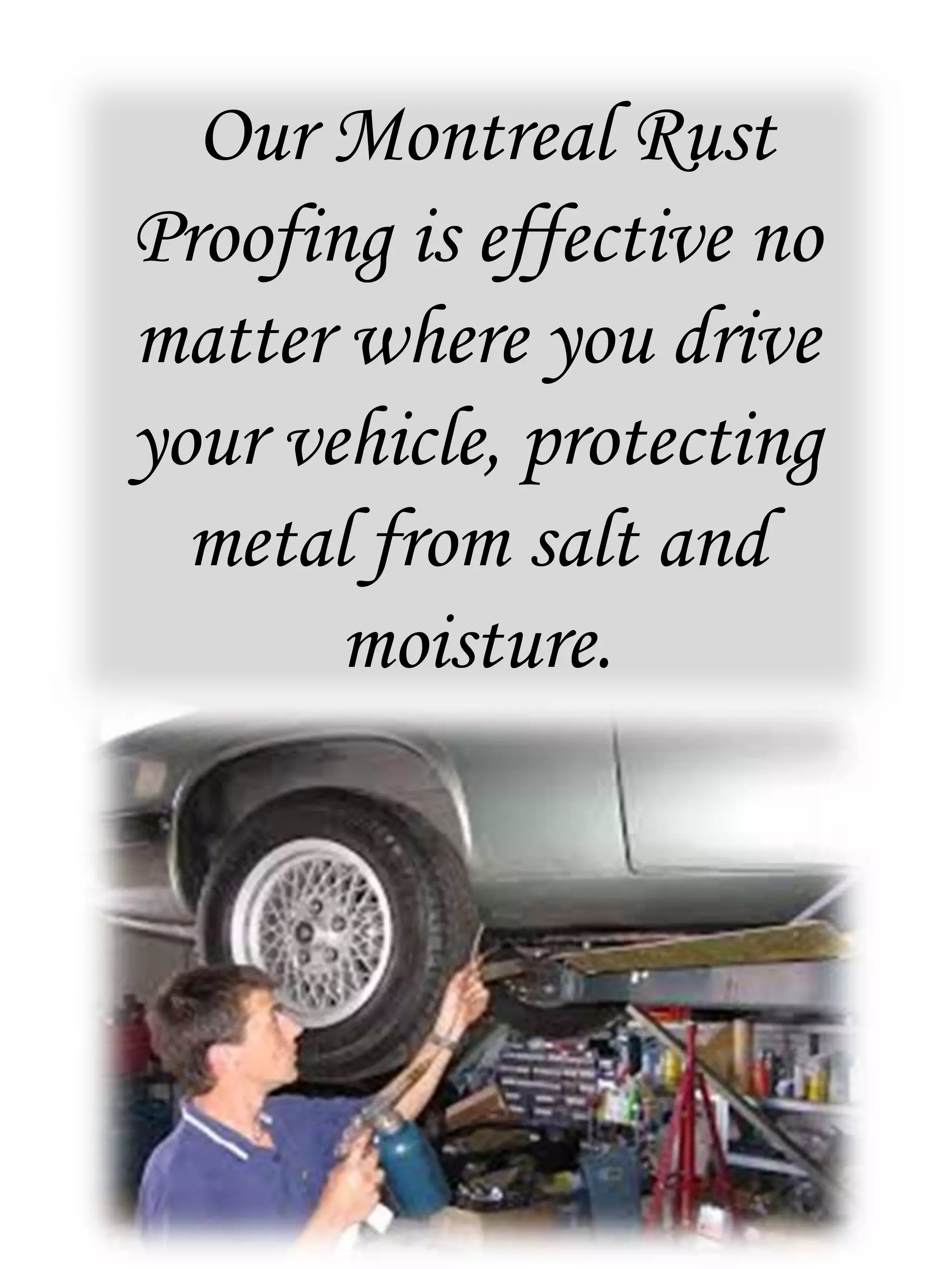 Montreal Rust Proofing | PPTX