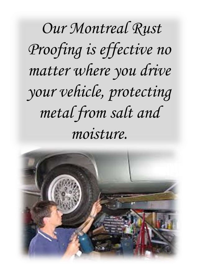Montreal Rust Proofing | PPTX | Chemistry | Science