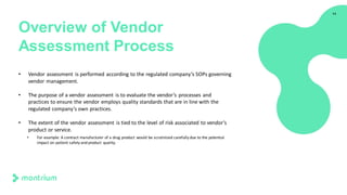 Strategies for Conducting GxP Vendor Assessment of Cloud Service ...