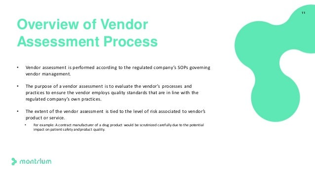Strategies for Conducting GxP Vendor Assessment of Cloud Service Prov…