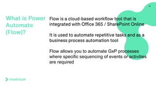 Strategies to Facilitate GxP Processes Deployment in Office 365 | PPT
