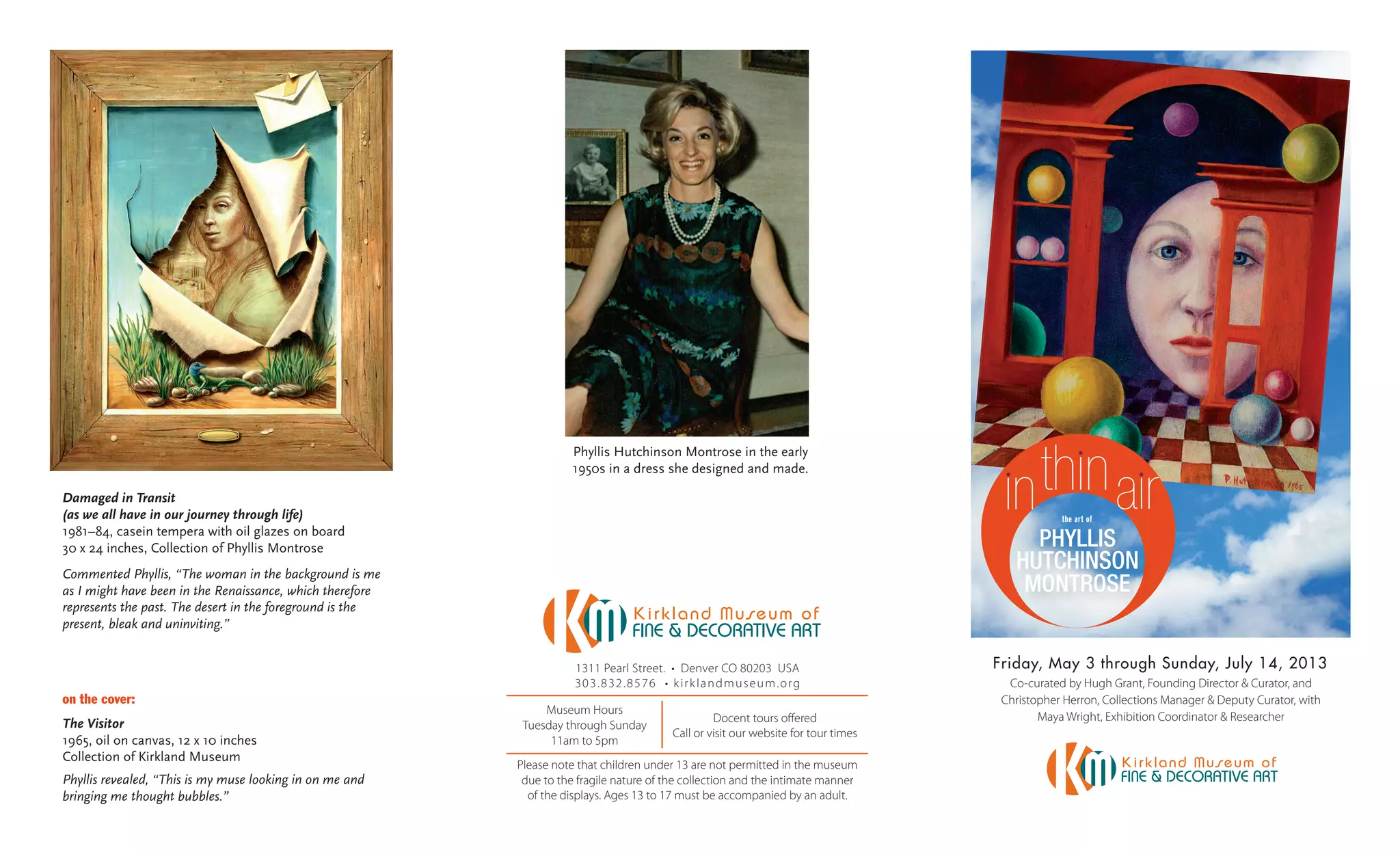 Kirkland Museum: In Thin Air: The art of Phyllis Hutchenson Montrose | PDF