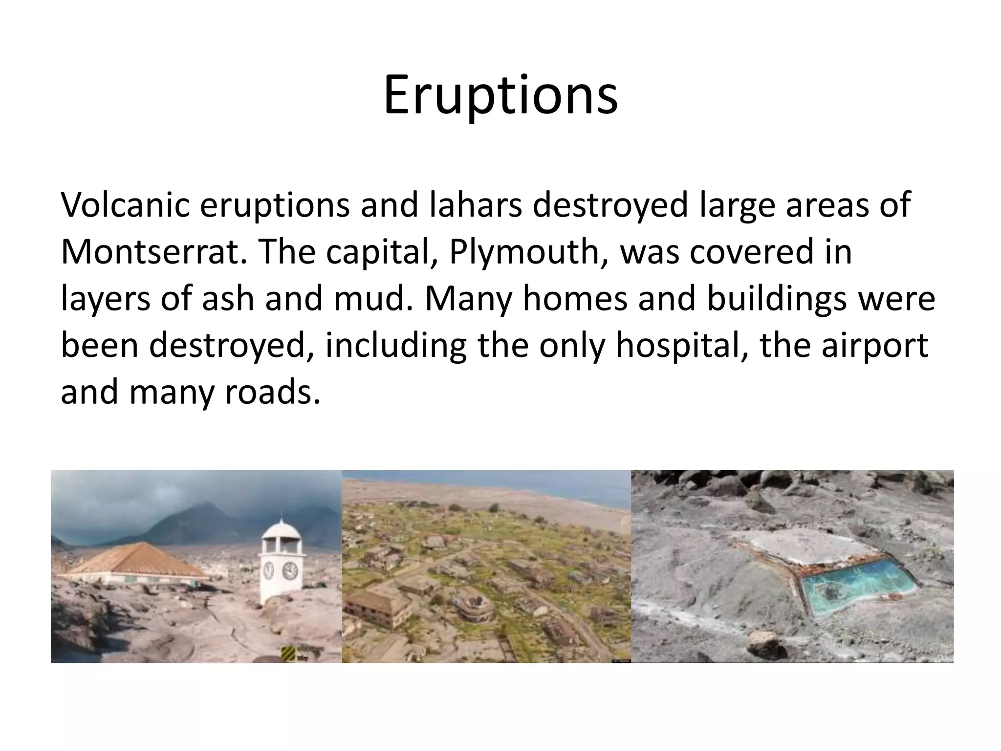 Montserrat Eruptions | PPTX | Geography | Science