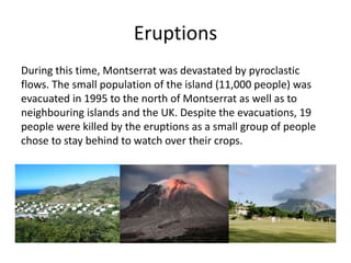Montserrat Eruptions | PPTX
