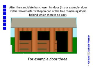 Monty hall problem1 | PPTX