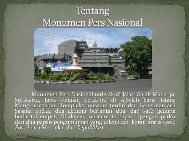 Monumen Pers Nasional | PPTX