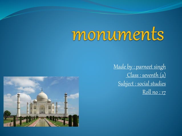 Monuments | PPT