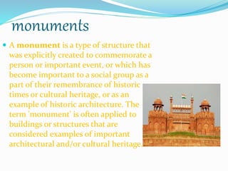 Monuments | PPTX