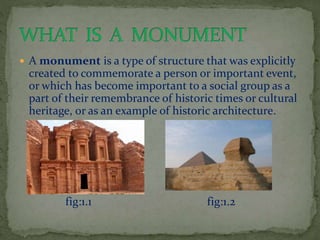 Monuments | PPTX | Geology | Science