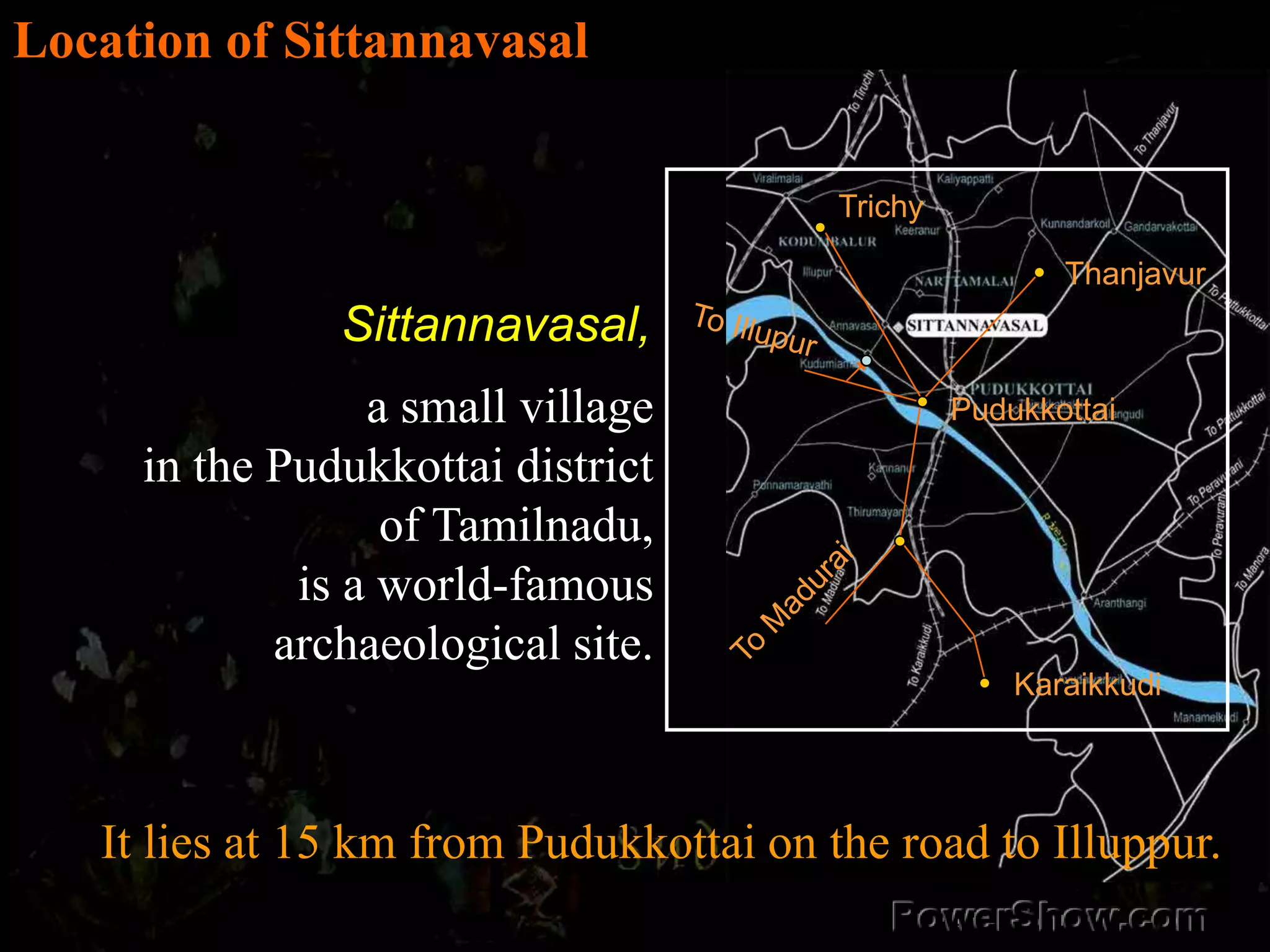 Monuments of Sittannavasal in Pudukottai | PPSX