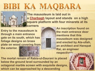 Monuments made by mughals | PPTX