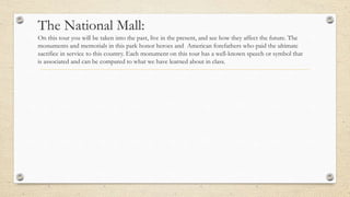 Monuments Within the National Mall | PPTX