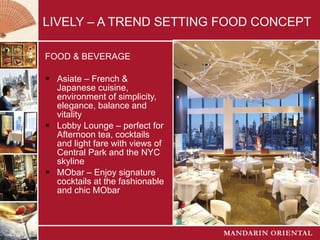 Mandarin Oriental, New York | PPT