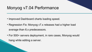 Monyog v7.04 demonstration & roadmap update | PPT
