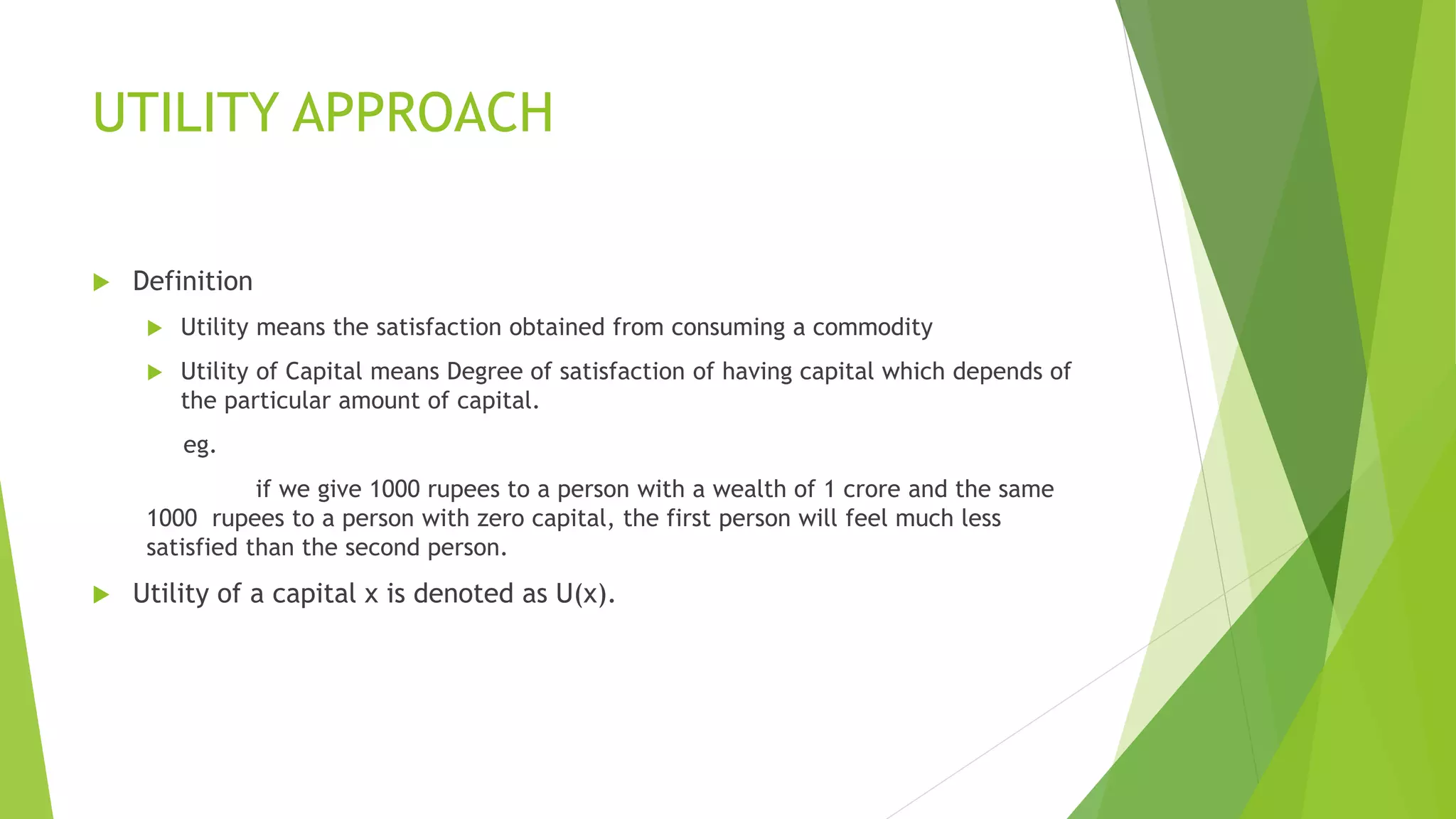 UTILITY THEORY IN ACTUARIAL SCIENCE | PPT | Free Download