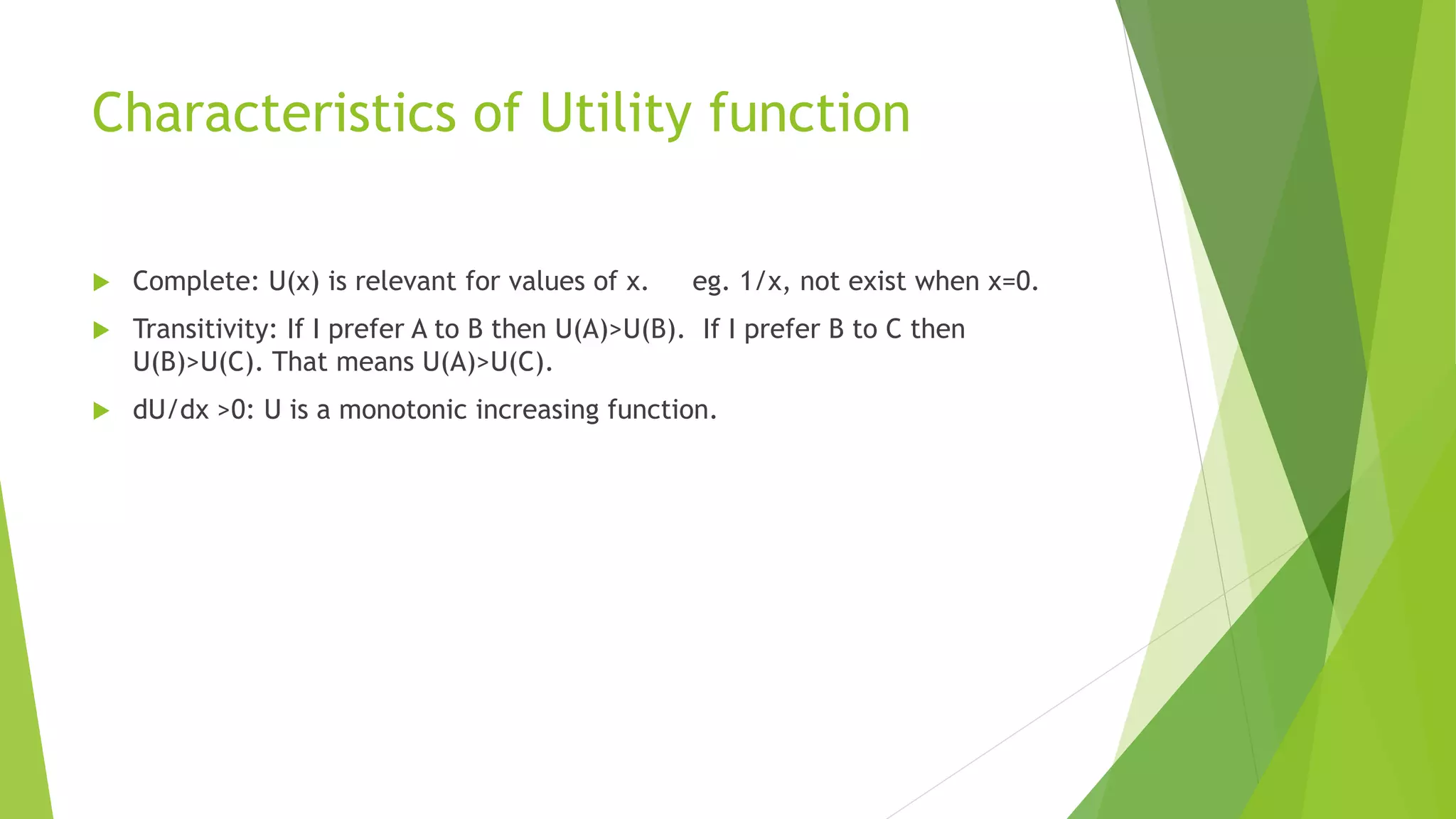 UTILITY THEORY IN ACTUARIAL SCIENCE | PPT