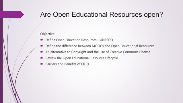 Mooc 101 Using Open Educational Resources in Learning | PPT