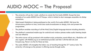 Mooc audio | PPT