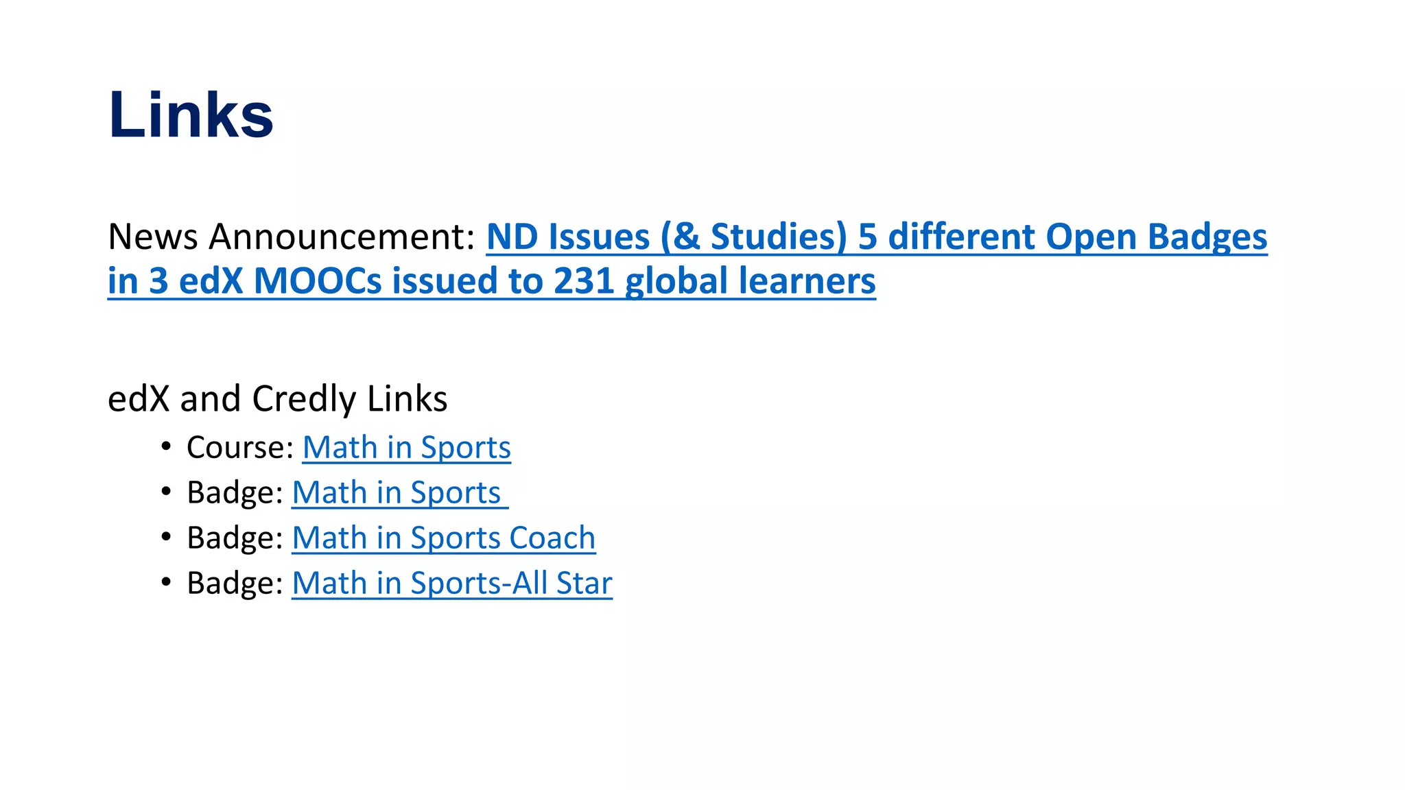 Examining the Role of Digital Badges in a University's Massive Open Online Course | PPTX | Education
