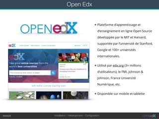Fonctionnalités Open edX - LMS et CMS | PDF