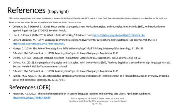 MOOC_Module 2_StrategyBasedInstruction,Metacognition,CriticalThinking 11.20-1.pptx