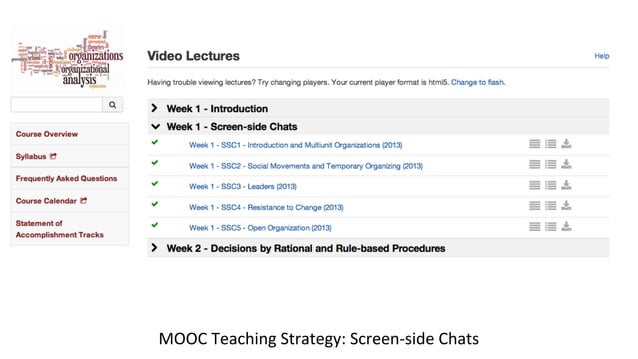 MOOC - Organizational Analysis - Daniel McFarland | PPT