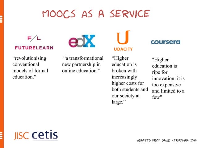 Overview of MOOC platforms trends: Creating your own open online course ...