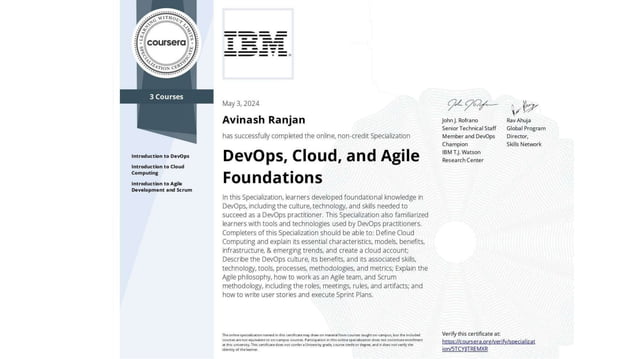 devops , Cloud Computing and Agile methodology ppt | PPT