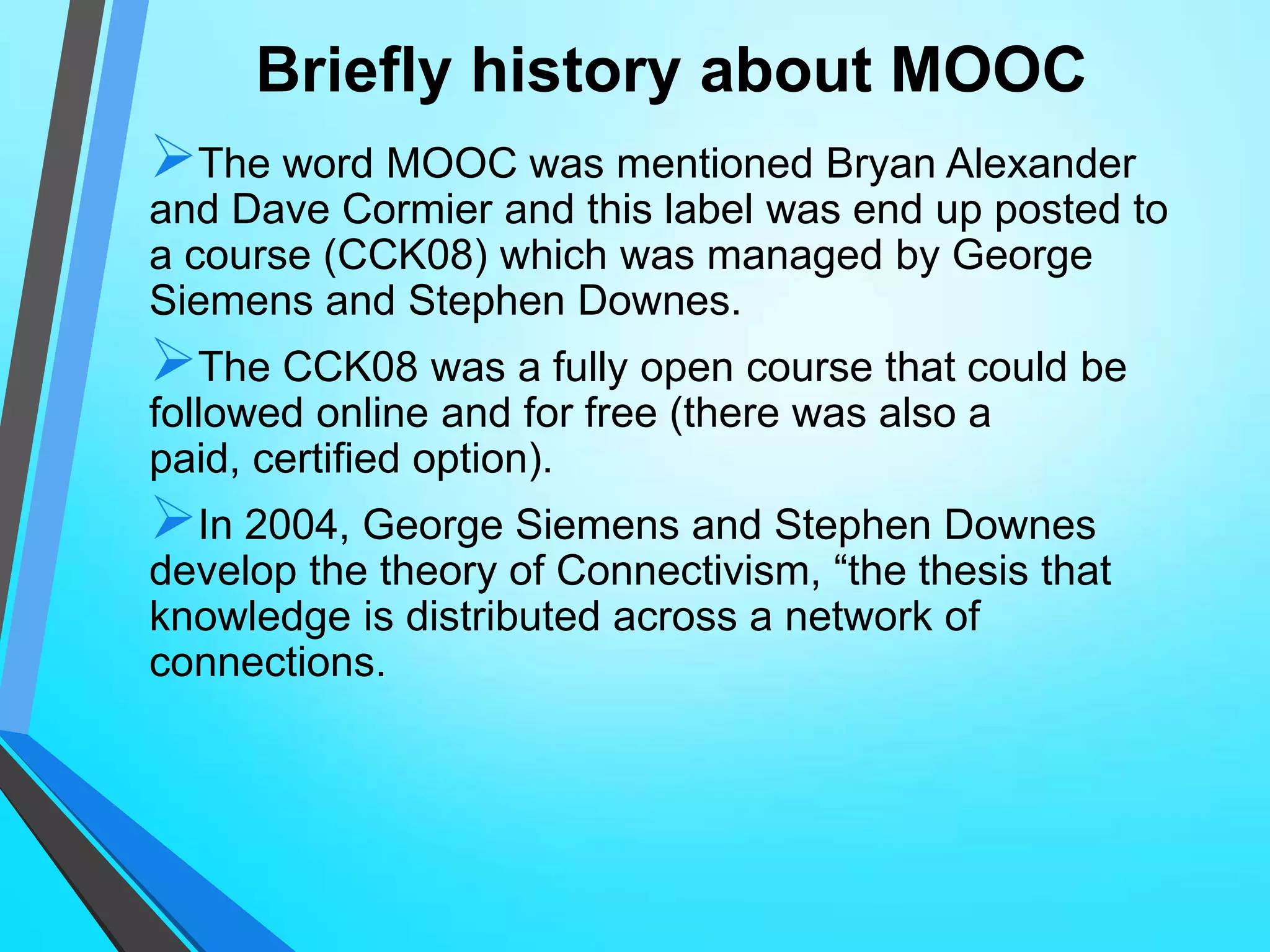Mooc presentation | PPTX