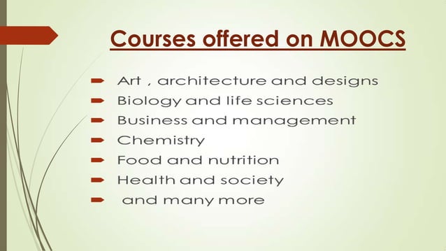 Mooc presentation | PPT