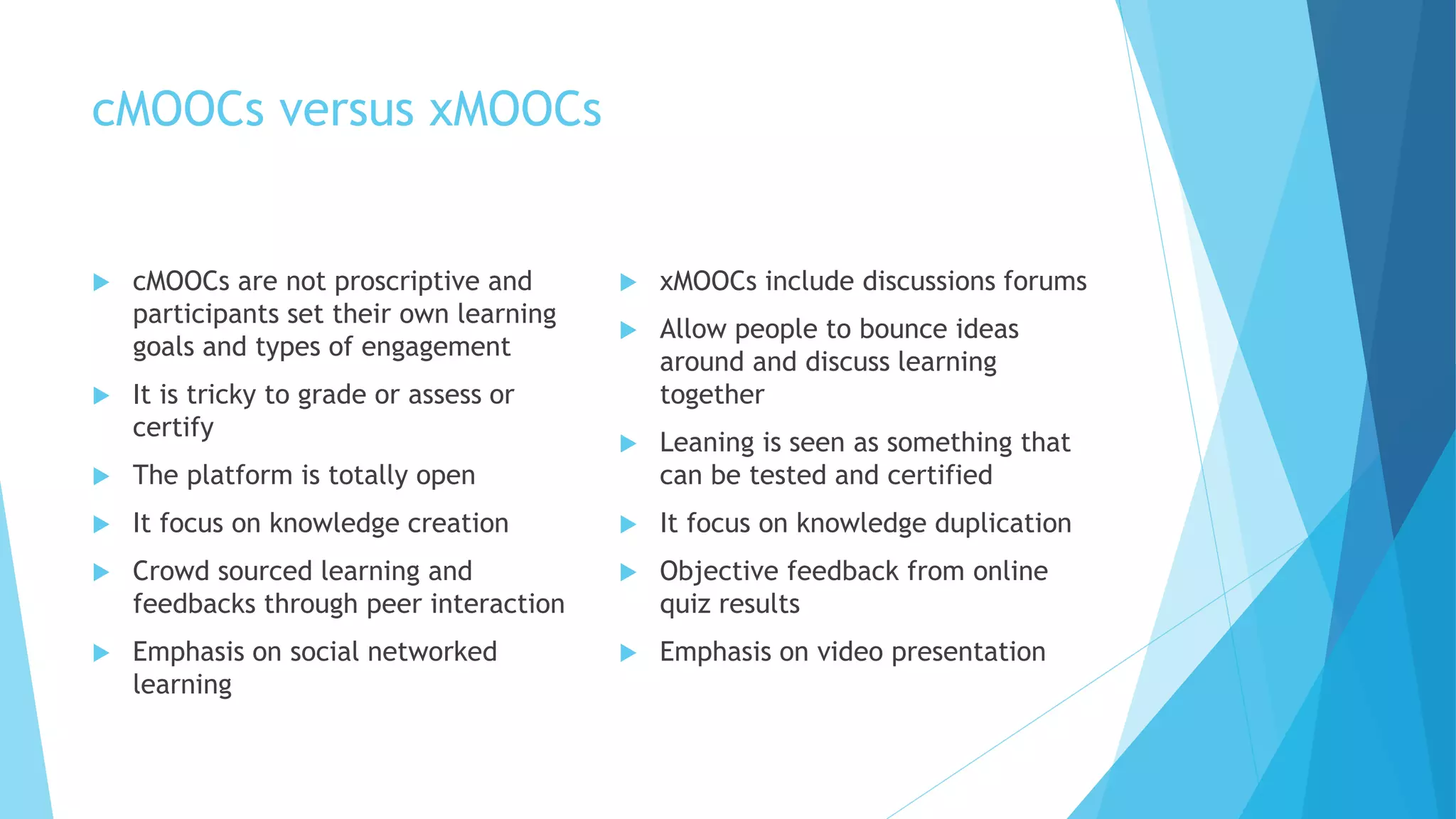 Mooc presentation | PPTX