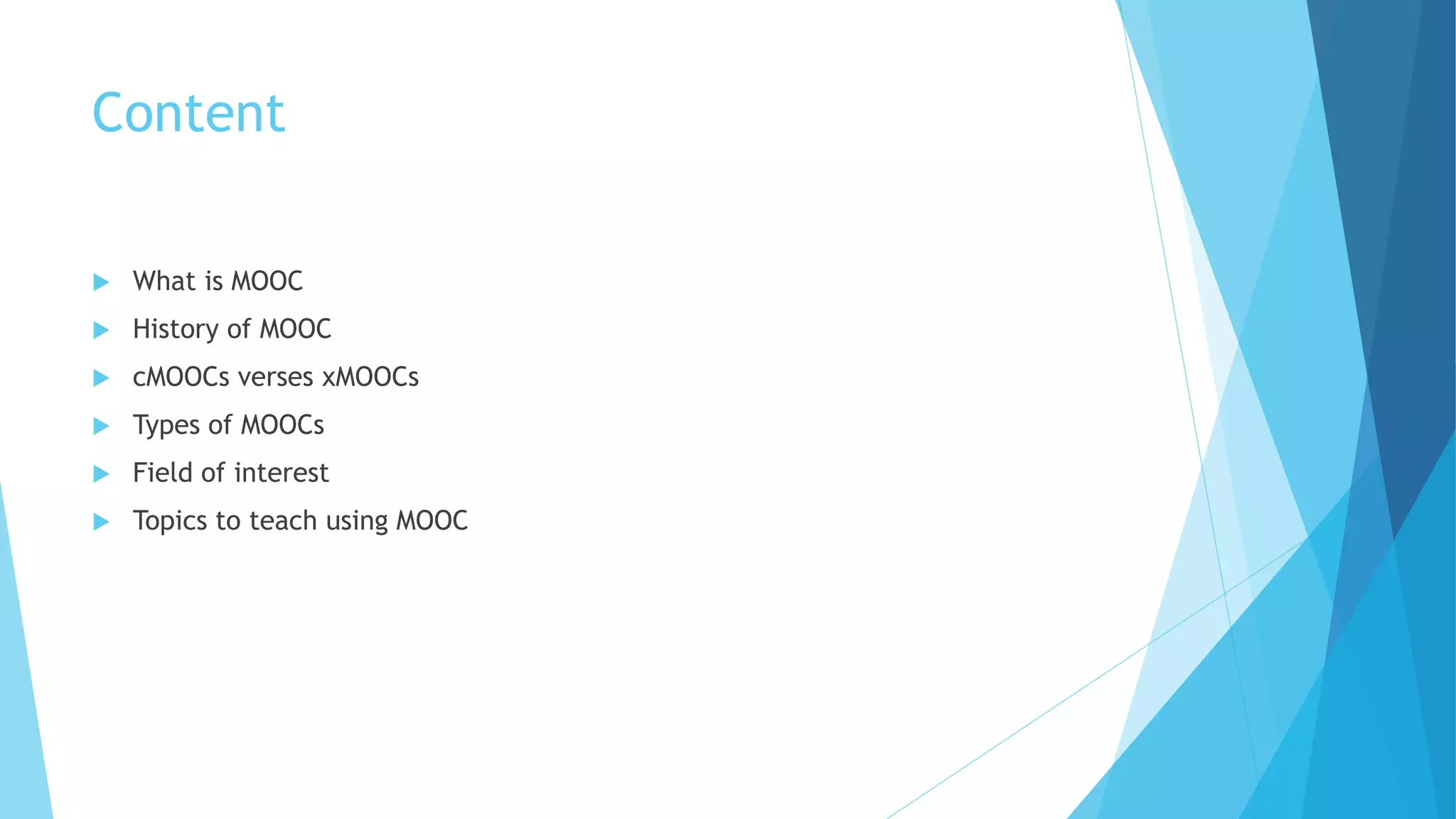 Mooc presentation | PPTX