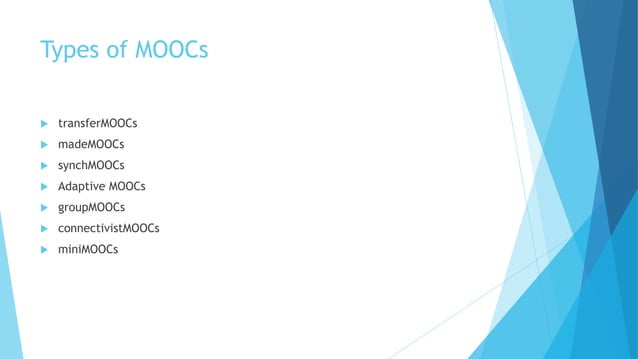 Mooc presentation | PPT