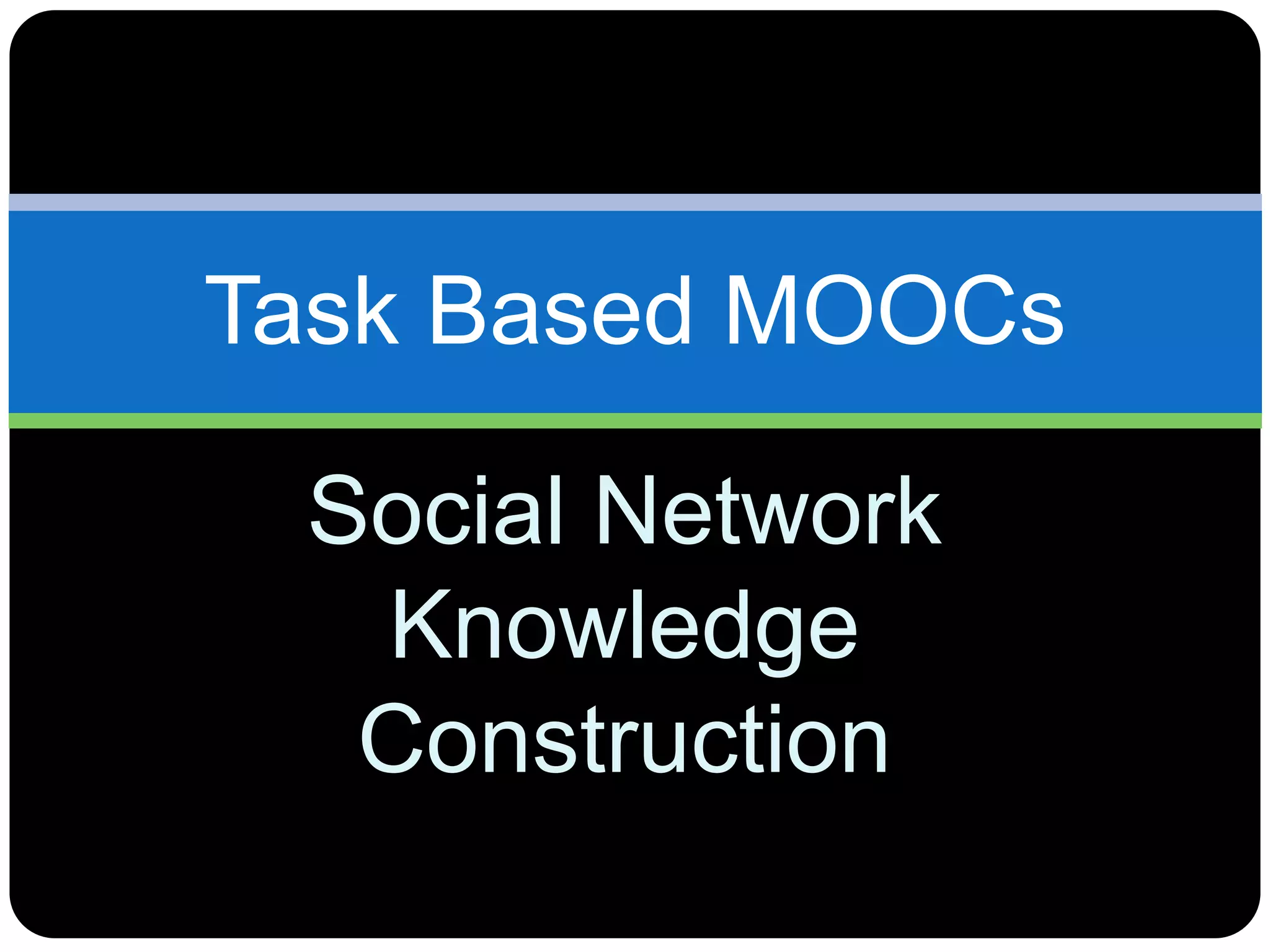 Mooc presentation | PPTX