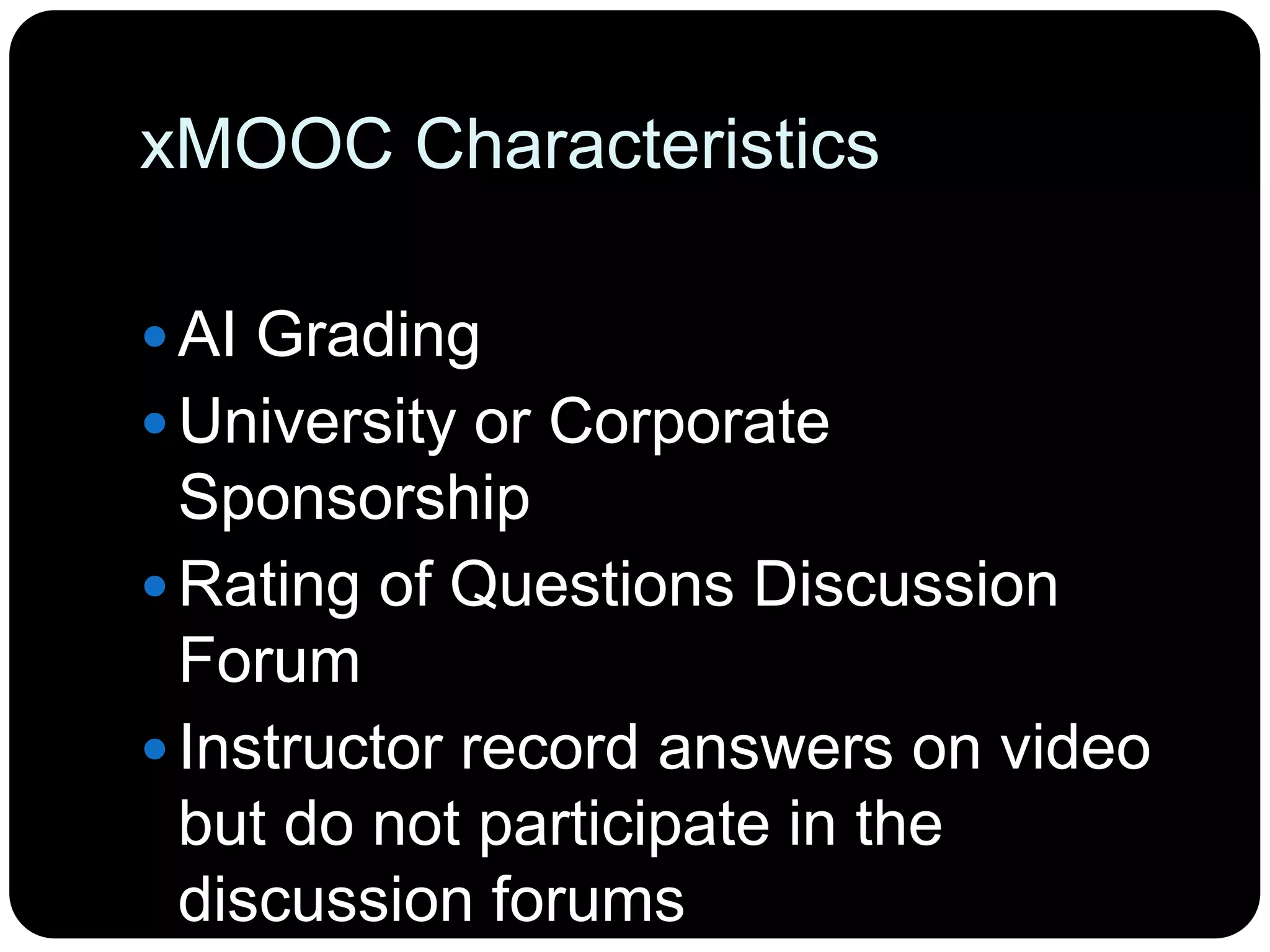 Mooc presentation | PPT