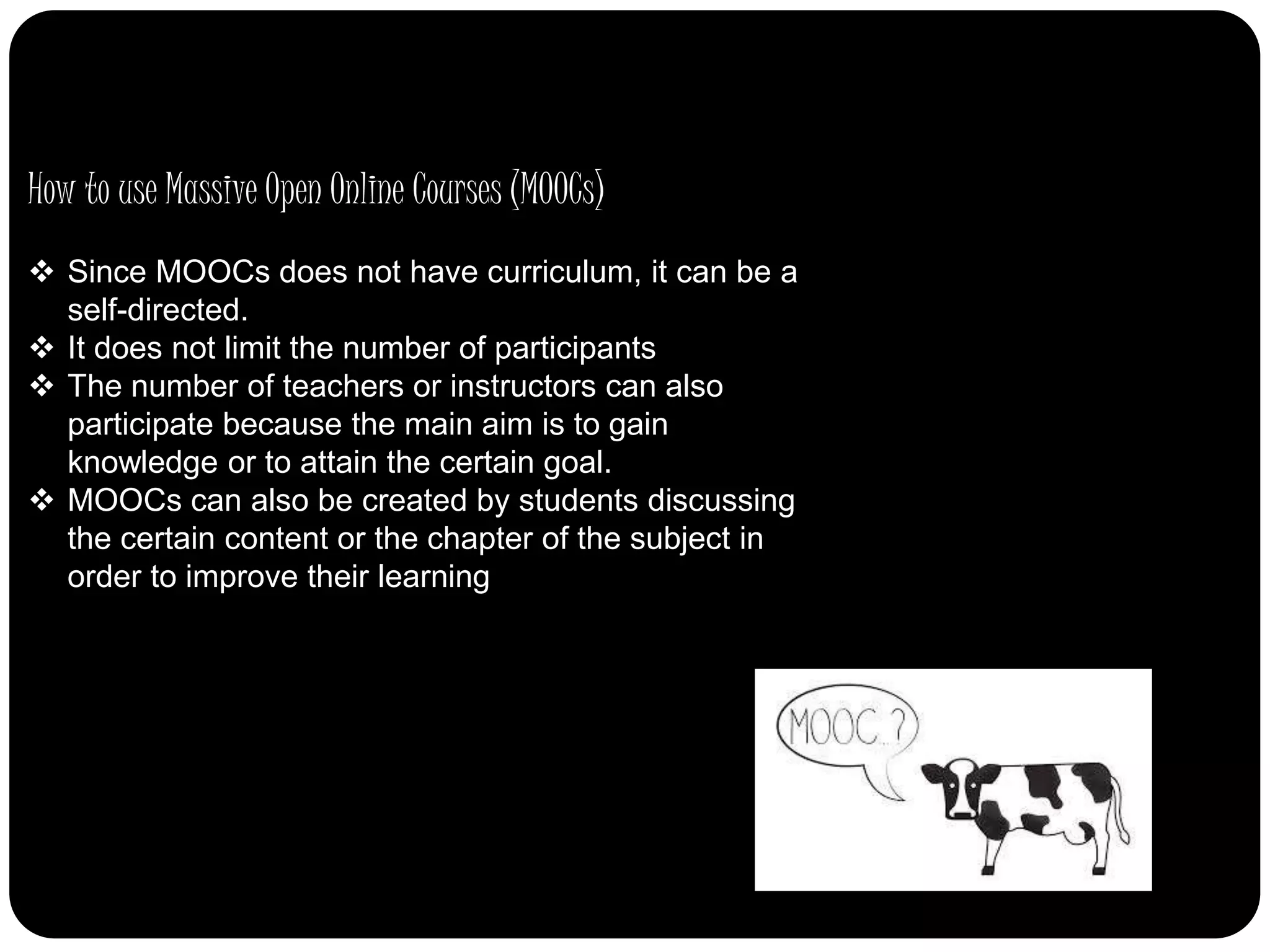 Mooc presentation | PPT